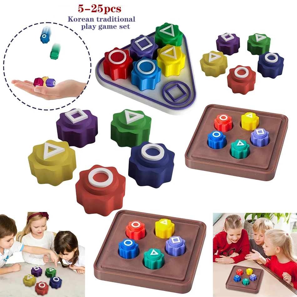 5/25 Dice Gonggi Jack Stone Pebbles Set Funny Gonggi Korean Game ...