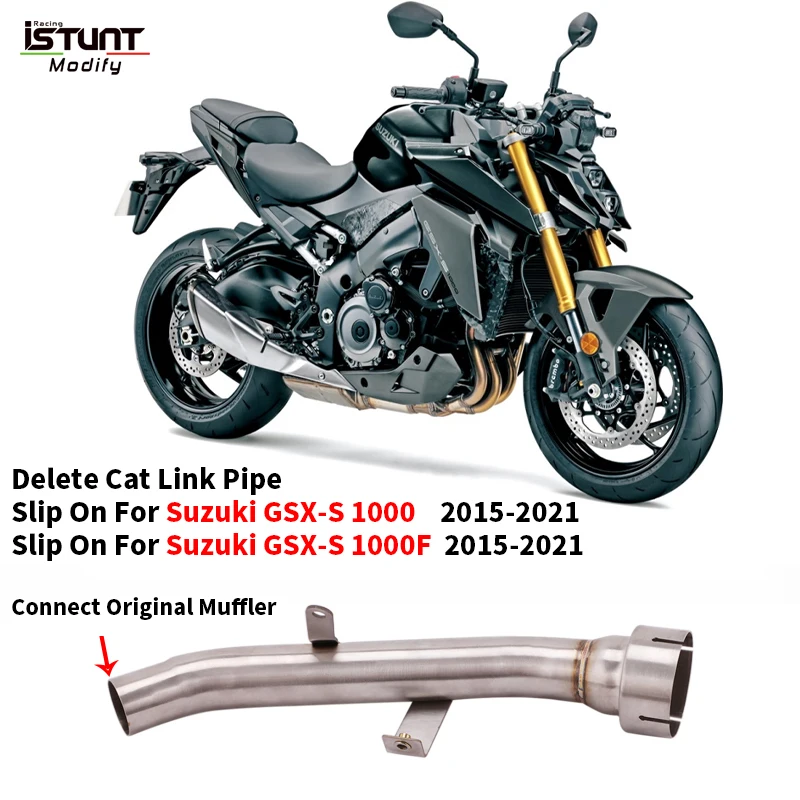 Motorcycle-Exhaust-System-Modified-Mid-Connect-Original-Muffler-Pipe ...