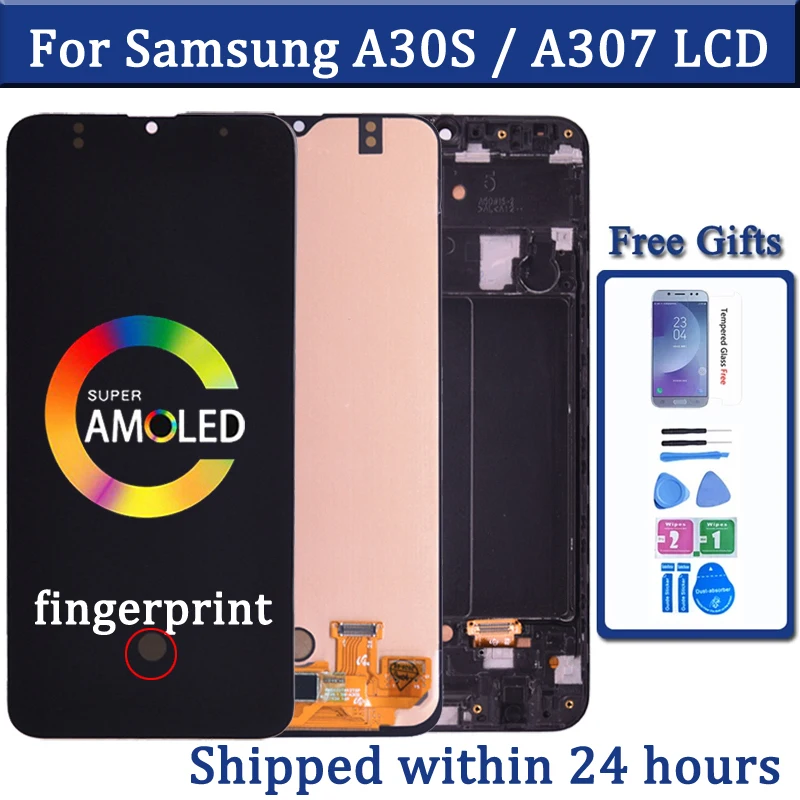Super-AMOLED-For-Samsung-A30s-LCD-Display-A307-A307F-A307FN-A307G ...