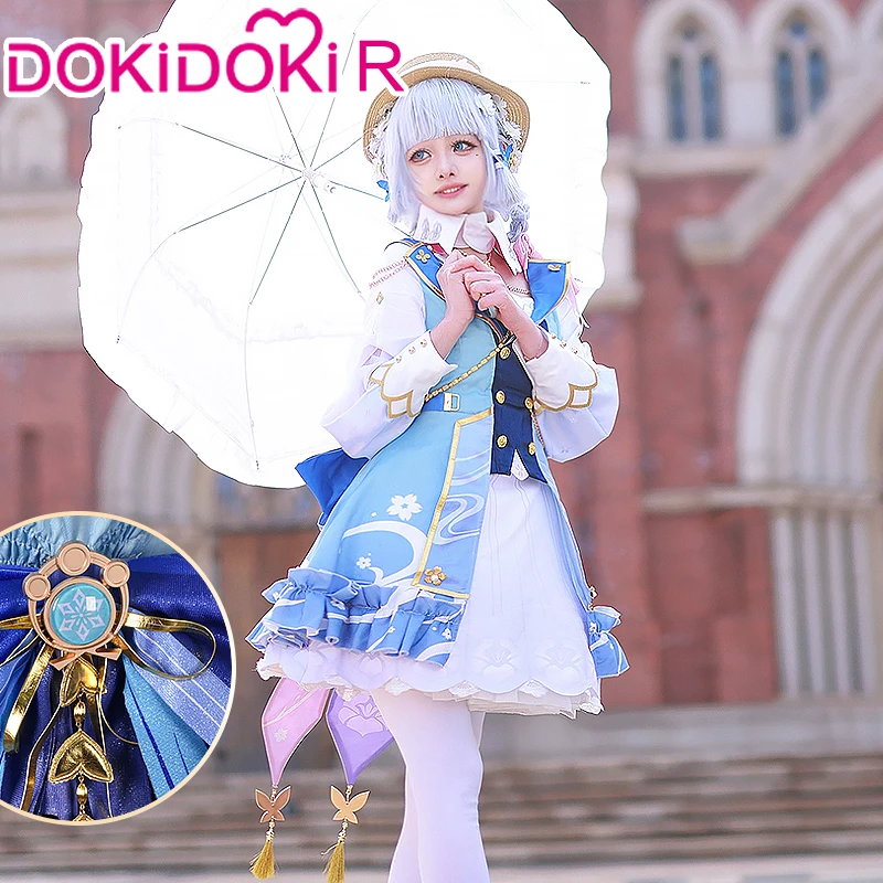 IN STOCK Kamisato Ayaka Cosplay Game Genshin Impact Springbloom Missive ...