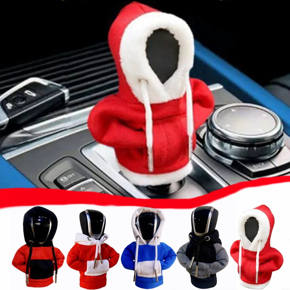 Christmas Car Shift Lever Cover Car Decorations Accessories Car Gearbox ...