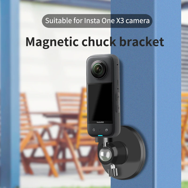 Insta360 X3/ONE X2 네오디뮴 자석, Insta 360 ONE X 2 카메라용 마그네틱 마운트, 1/4 스레드 ...