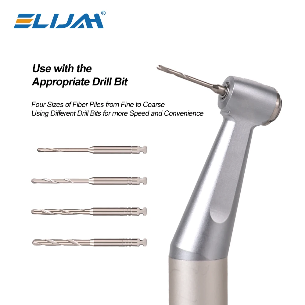 Dental Laboratory Glass Fiber Post Endodontic Posts 20-Piece Dental ...