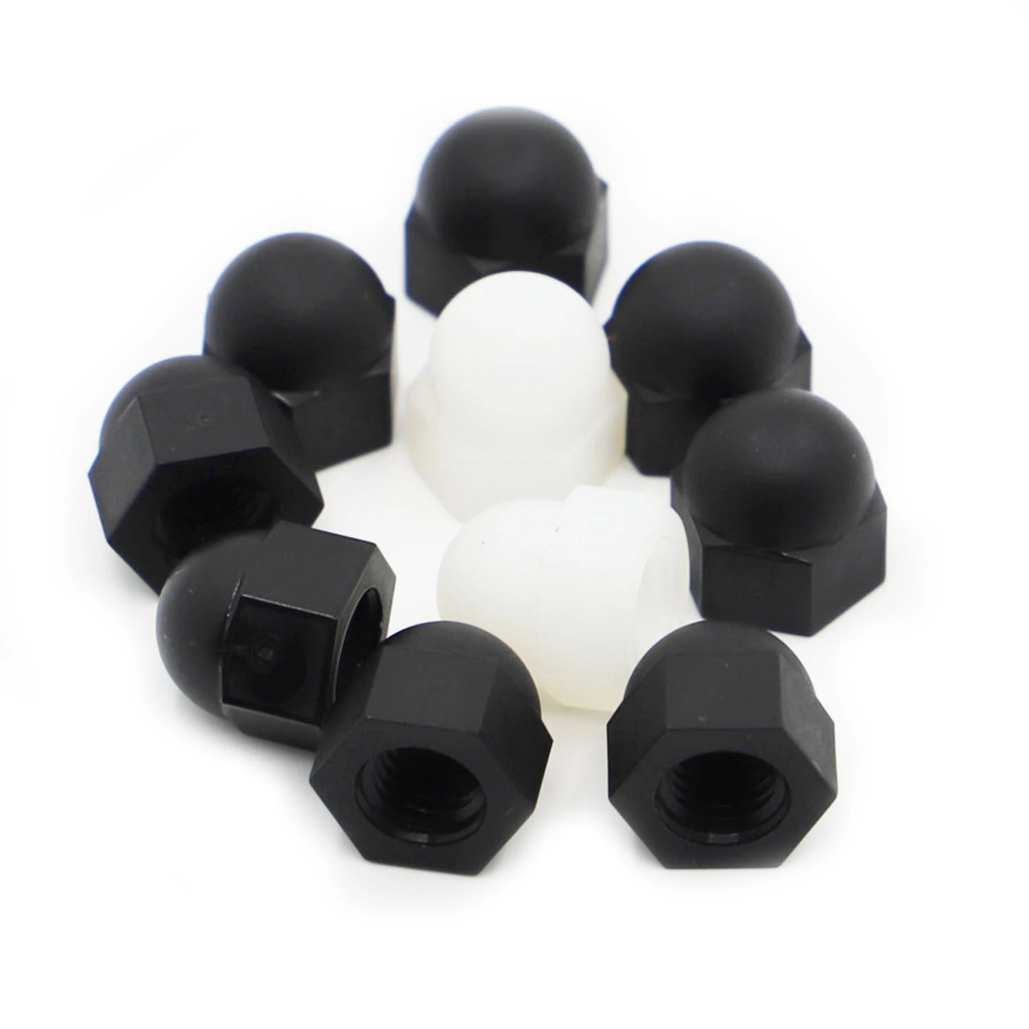 Atlanta Mall Nylon Plastic Acorn Nuts Domed Cap M3 M4 M5 M6 M10 M12 DIN 1587 Black White ...