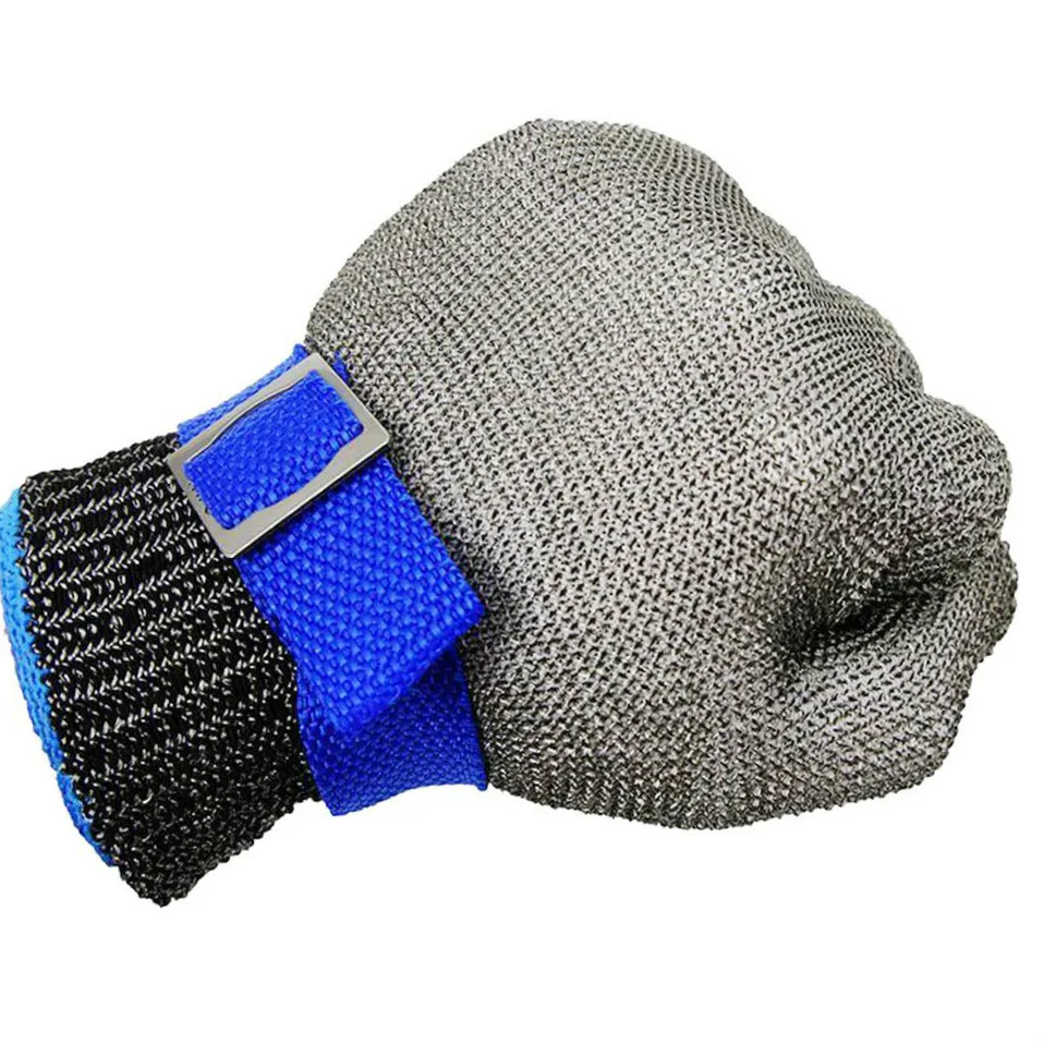 Single-Universal-Safety-Gloves-Stainless-Steel-Mesh-Wire-Latex-Coated ...