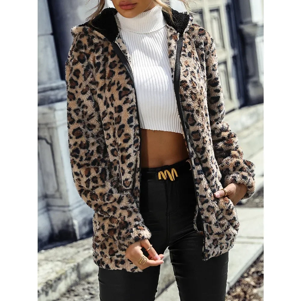 Autumn-and-Winter-New-Women-s-Fashionable-Hooded-Long-Sleeved-Leopard ...