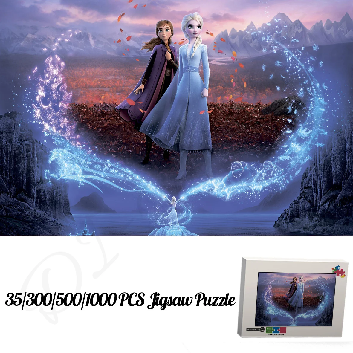 Frozen-Jigsaw-Puzzles-Anna-and-Elsa-Classic-Cartoon-Characters-35-300 ...