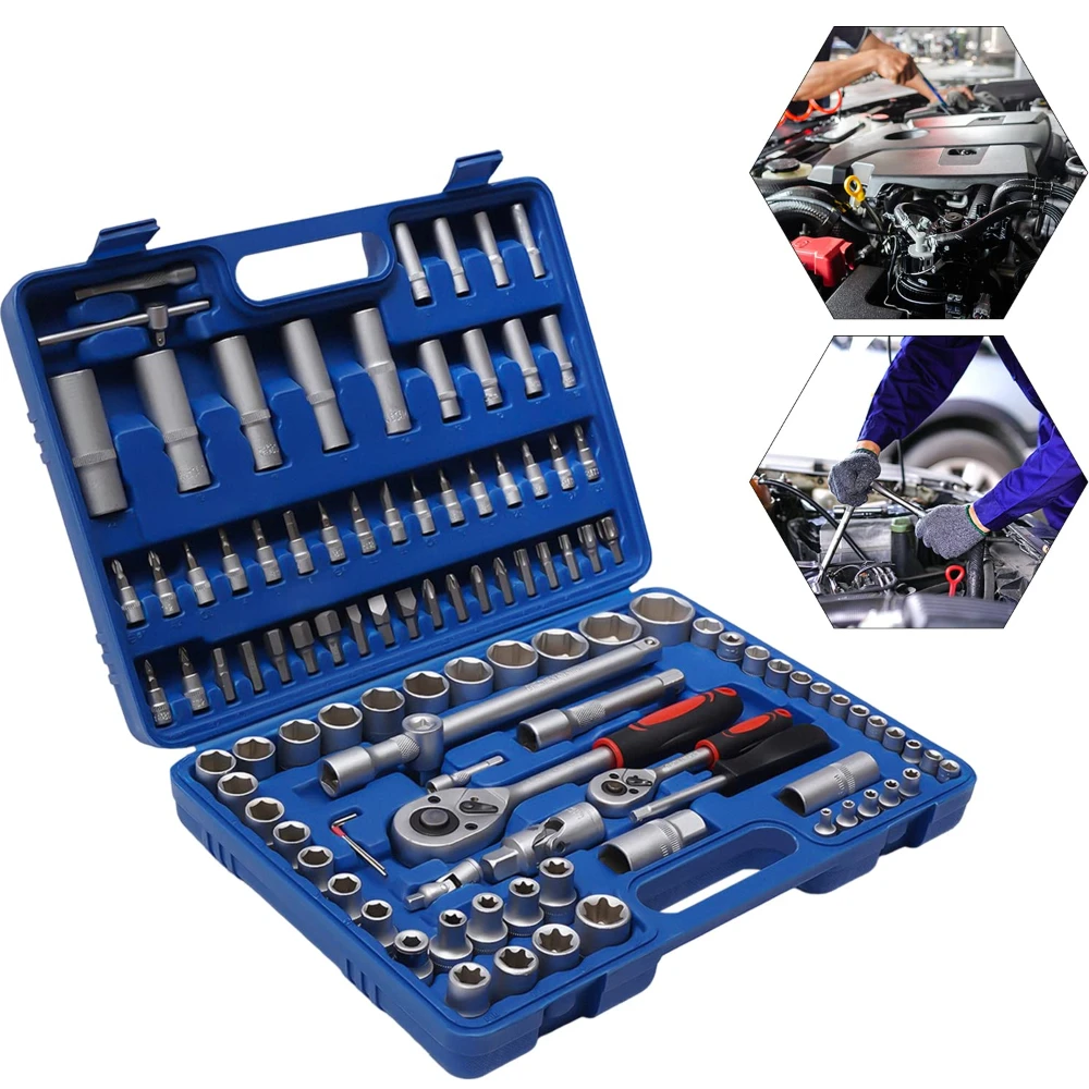 94Pcs-108Pcs-Multifunction-Car-Repair-Tool-Kit-Combination-Tool-For ...