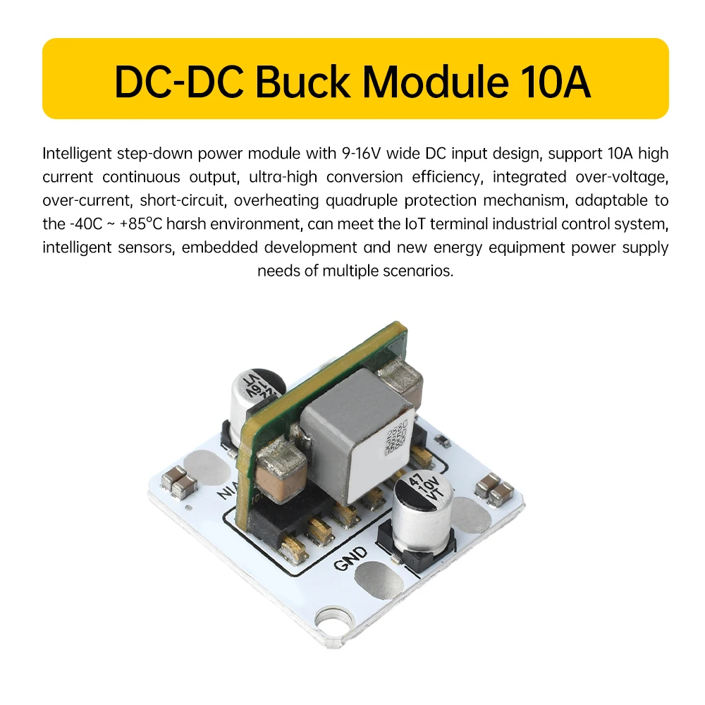 Ultra-Mini DC-DC Buck Module Intelligent Regulated Power Supply DC 9 ...