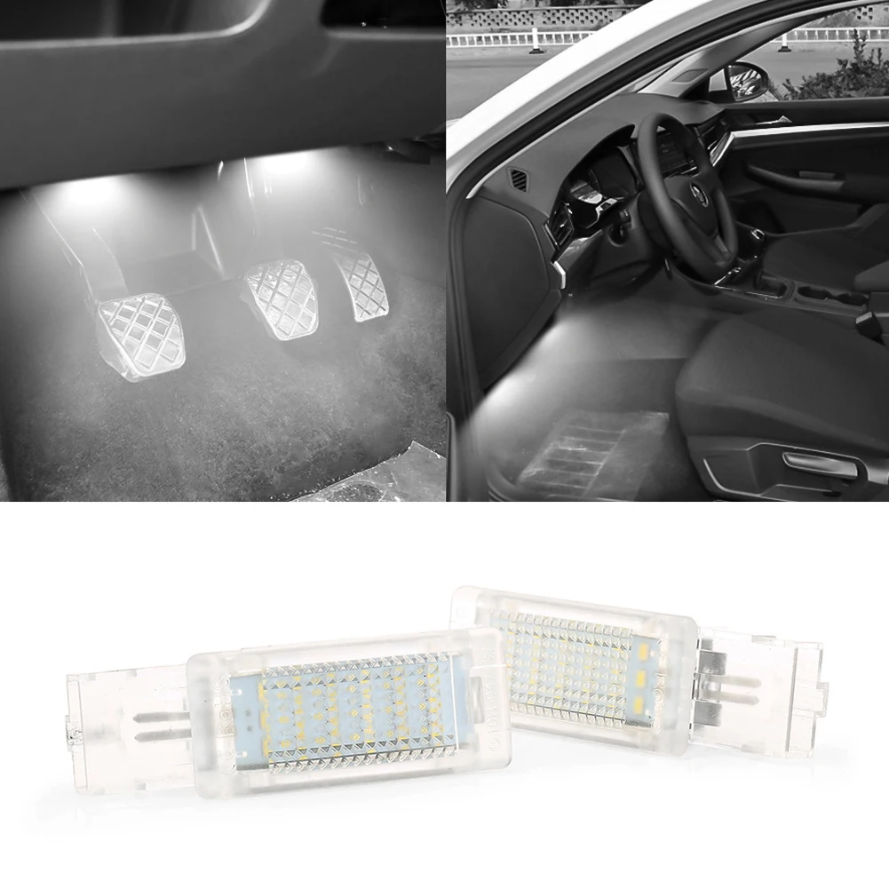 LED-Interior-Footwell-Luz-VW-Golf-5-6-7-Plus-Polo-Scirocco-Passat-B6-B7 ...