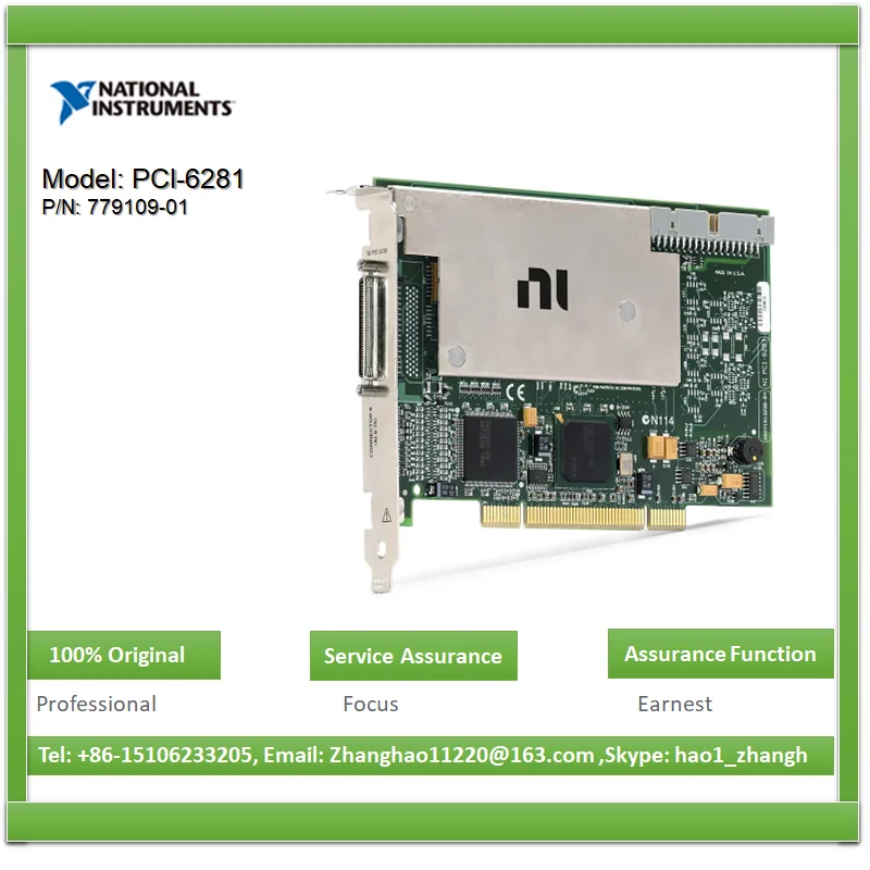 NI PCI-6281 Data Acquisition Multi-function DAQ Card 779109-01