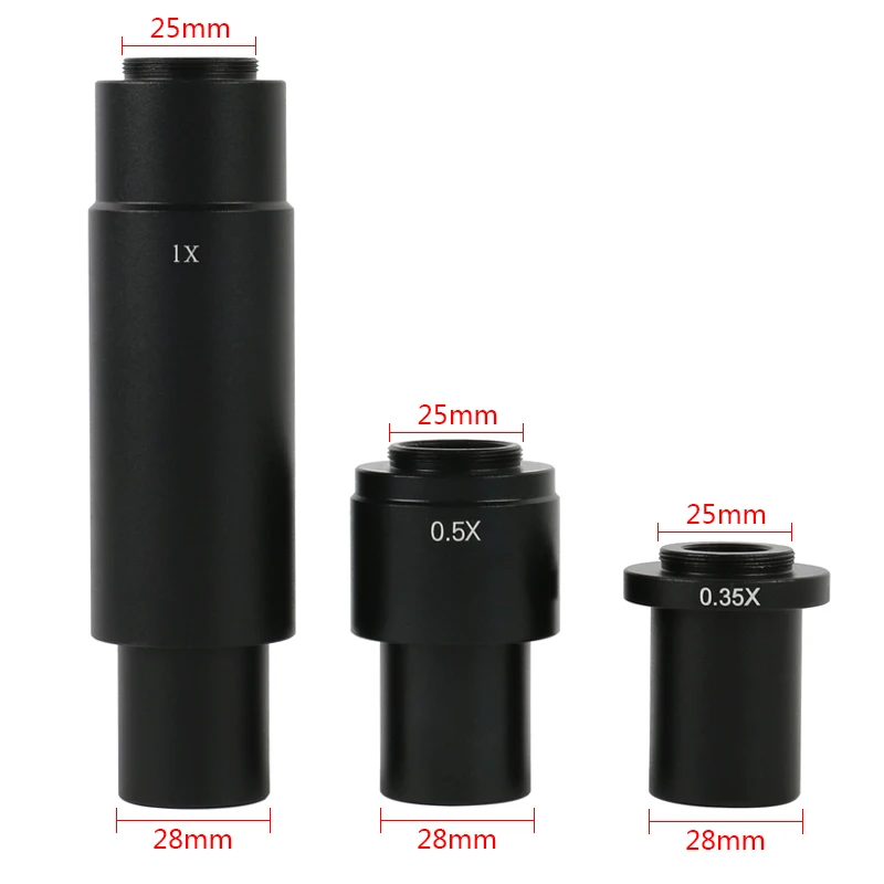 0-35X-0-5X-1X-C-Mount-Monocular-Lens-Adapter-1X-Adapter-Tube-for-CCD ...