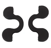 1Pair-Motorcycle-Rear-Stand-V-Supporter-Rubber-Protecotor-Black-Wheel ...