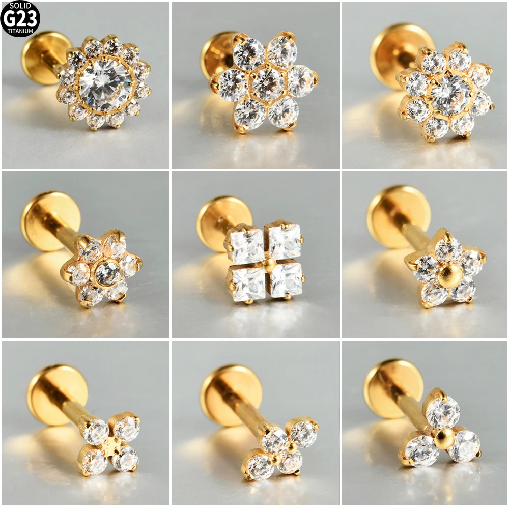 Dreamlee-Solid-Titanium-Rook-Helix-Stud-Brinco-Parafuso-Interno-Costas ...