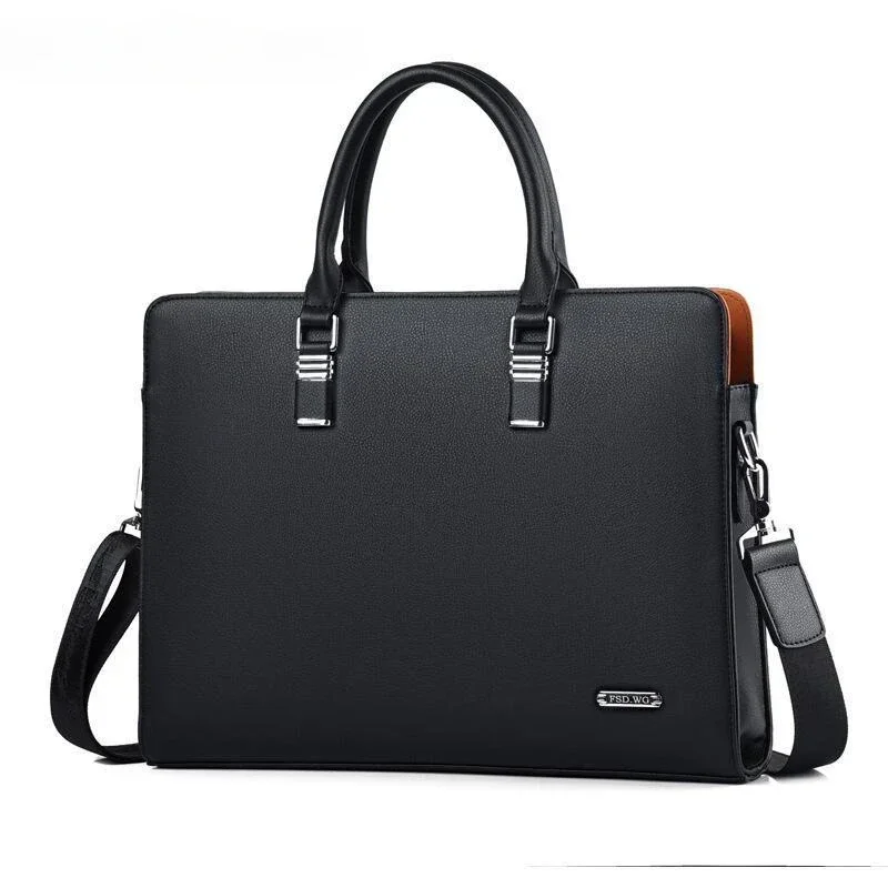 High-Quality-Leather-Men-Shoulder-Bags-Male-Handbags-For-Macbook-HP ...