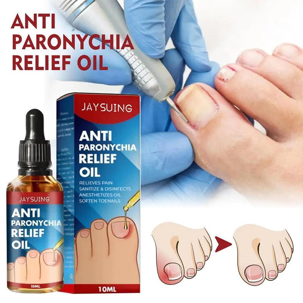 Anti Paronychia Relief Oil Cure Pain Reduce Ingrown Toenails Drops Corrector Repair Liquid Anti ...
