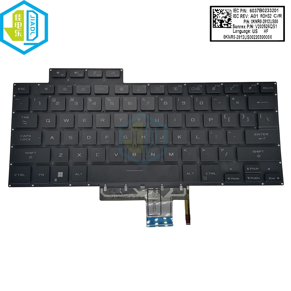 Rgb Backlit Laptop Keyboard Backlight Keyboards English Us For Asus Rog ...