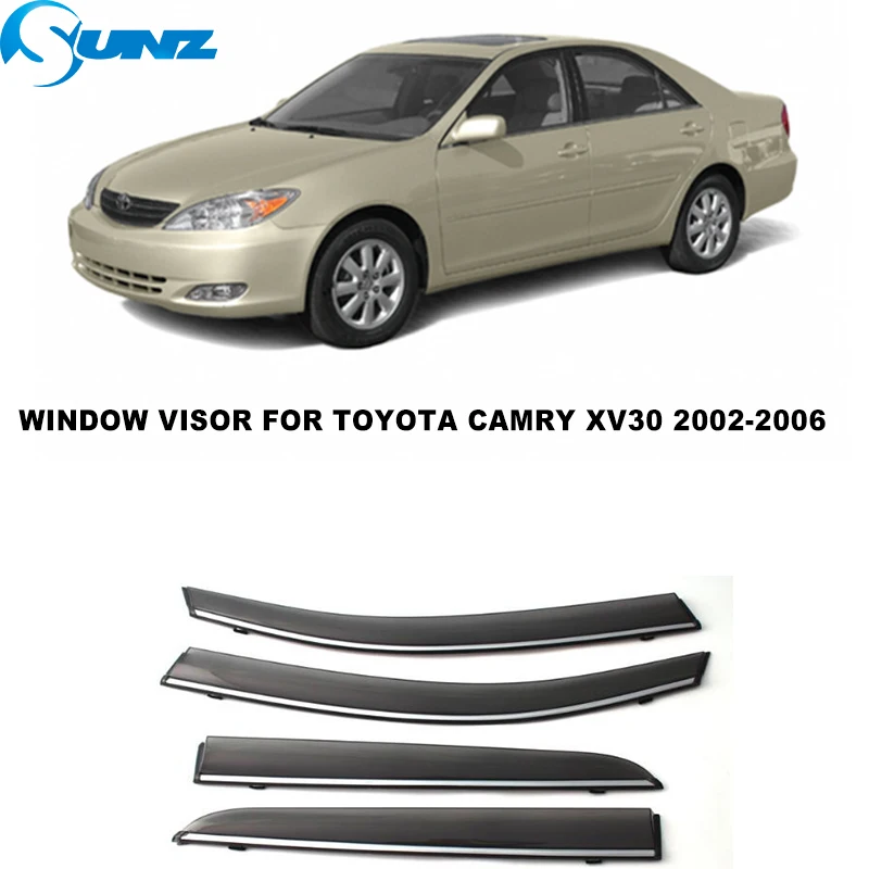 Side-Window-Visors-For-Toyota-Camry-XV30-2002-2003-2004-2005-2006 ...