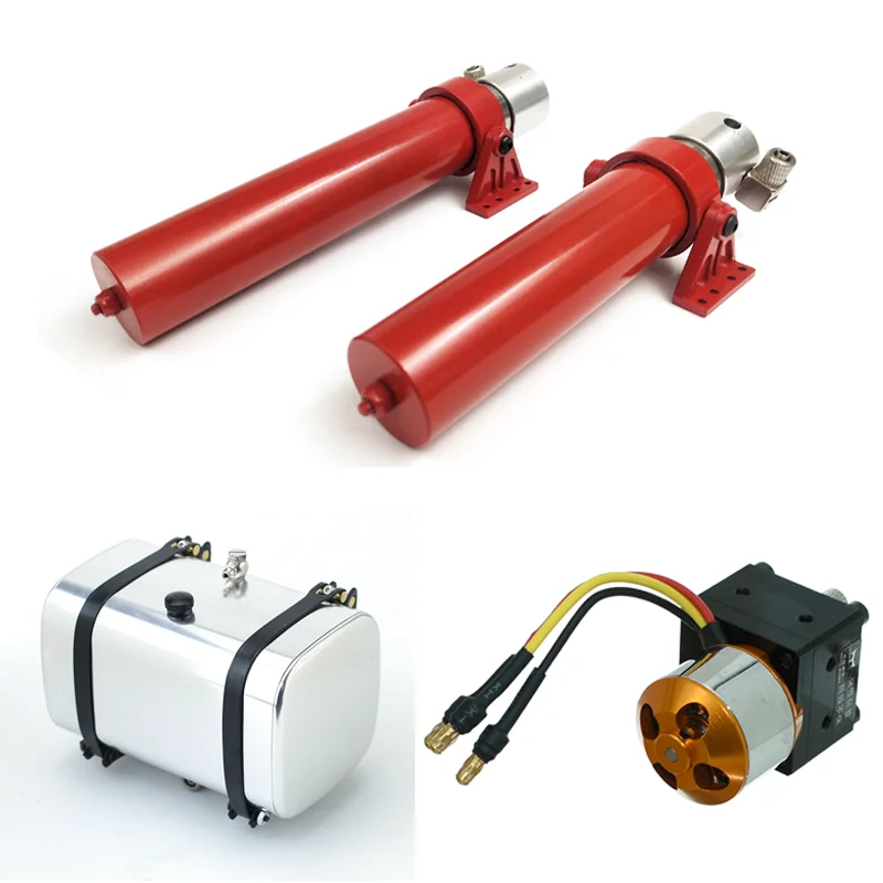 RC Model Hydraulic Oil Pump Cylinder Tank for 1/14 Tamiya RC Truck ...