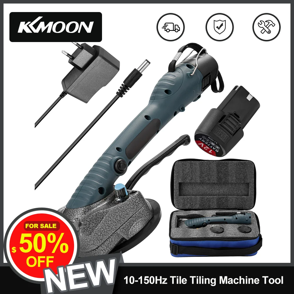KKmoon 10-150Hz Tile Tiling Machine Wall Floor Tiles Laying Vibrating ...