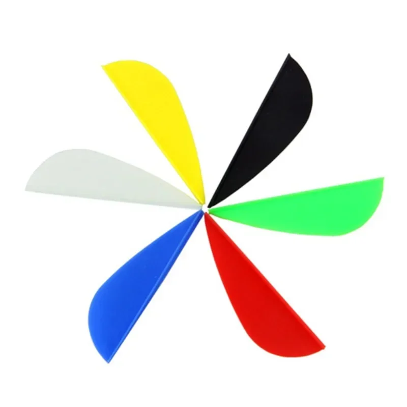 50pcs-Arrow-Feather-Archery-Hunting-Shooting-1-96-Inch-Plastic-Feather ...