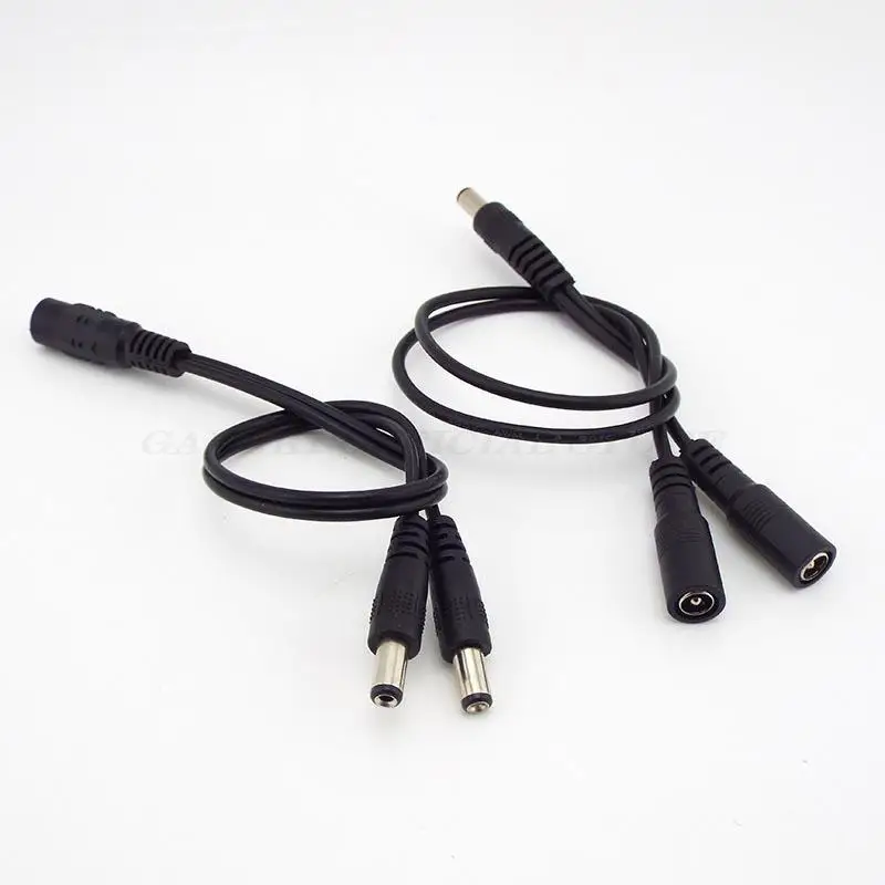 1 Female to 2 Male 1 Male to 2 Female Way Connector DC Plug Power ...