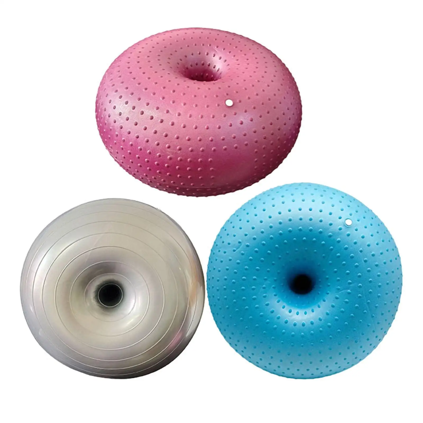Exercise-Ball-Inflatable-Thick-PVC-Donut-Ball-Core-Training-for-Balance ...