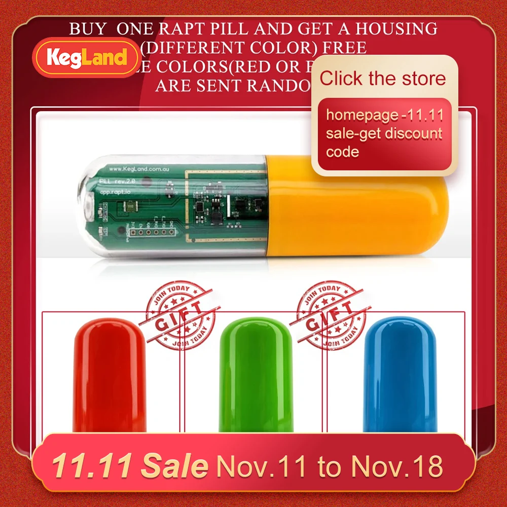 Free-shippping-RAPT-Pill-digital-Hydrometer-Thermometer-Wifi-Bluetooth ...