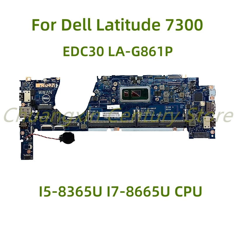 Suitable-for-Dell-Latitude-7300-laptop-motherboard-EDC30-LA-G861P-with ...