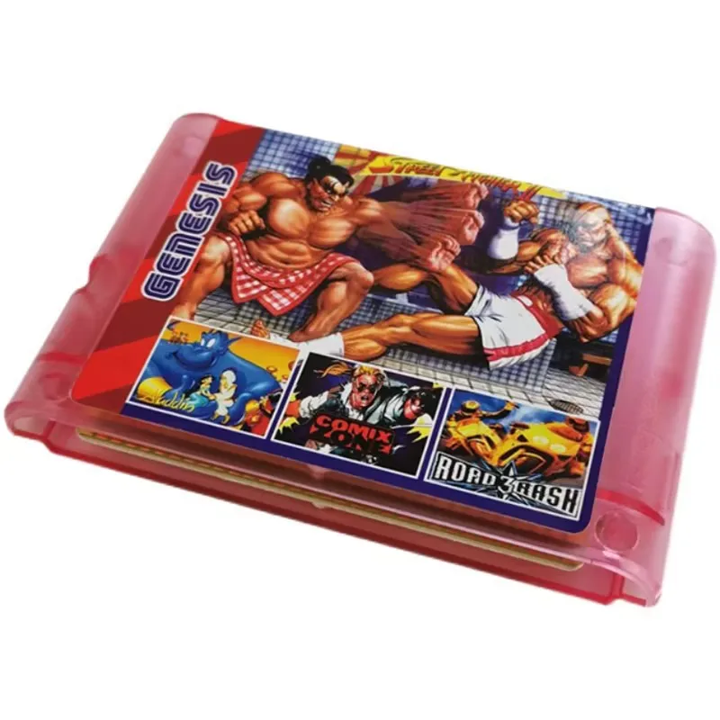 MegaDrive MD 196 in 1 Game Cartridge 16 Bit Game for Mega Drive Mega ...