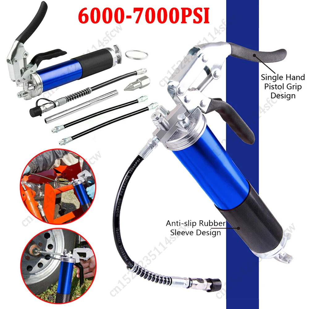 6000PSI-7000PSI-Heavy-Duty-Quick-Release-Grease-Gun-Set-400CC ...