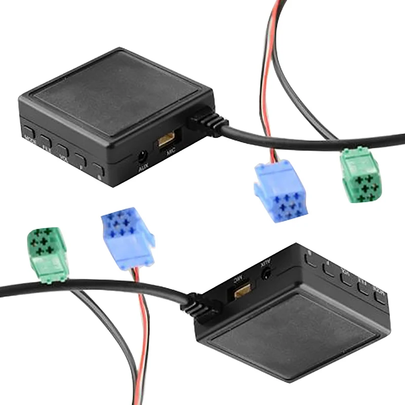 2X-Car-Bluetooth-Module-6-Pin-AUX-TF-USB-Adapter-Wireless-Radio-Player ...