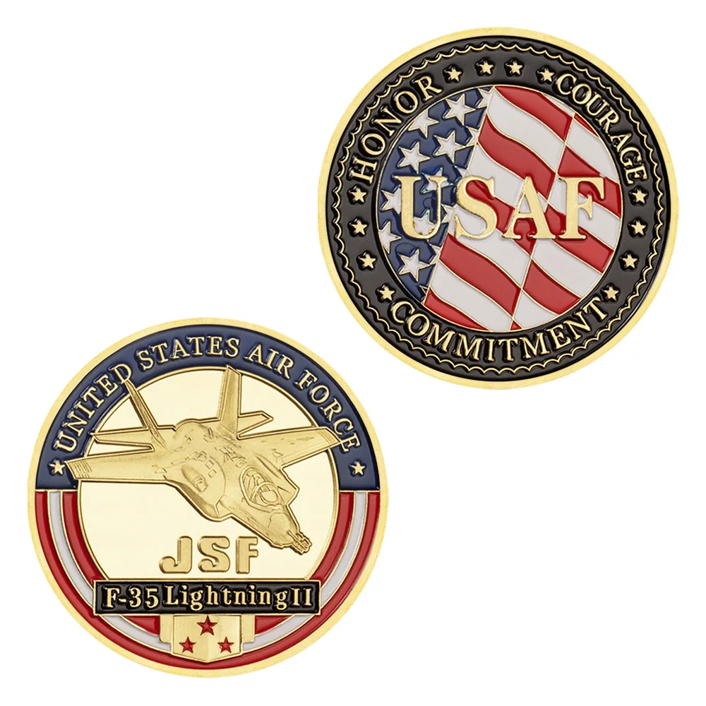 American Commemorative Coin Air Force | Us Air Force Challenge Coin ...
