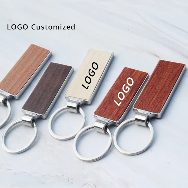 Ins-Wooden-Waist-Hanging-Business-Keychain-Solid-Wood-Car-Key-Pendant ...