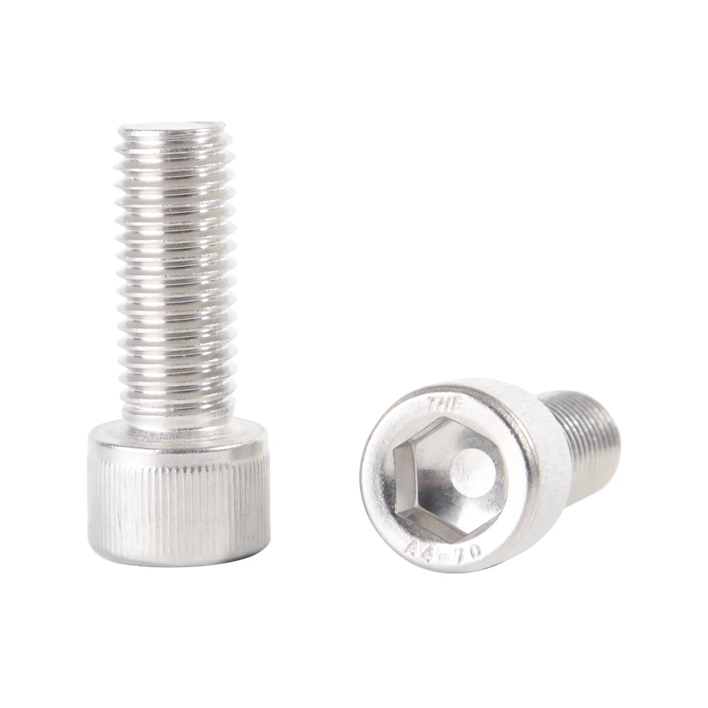 DIN912 Full Thread 316 Stainless Steel Hex Socket Head Cap Screws M3 M4 ...