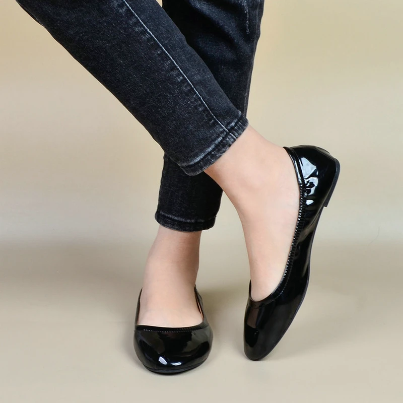 Foldable-Ballet-Shoes-Available-In-Three-Colors-Perfect-For-Commuting ...