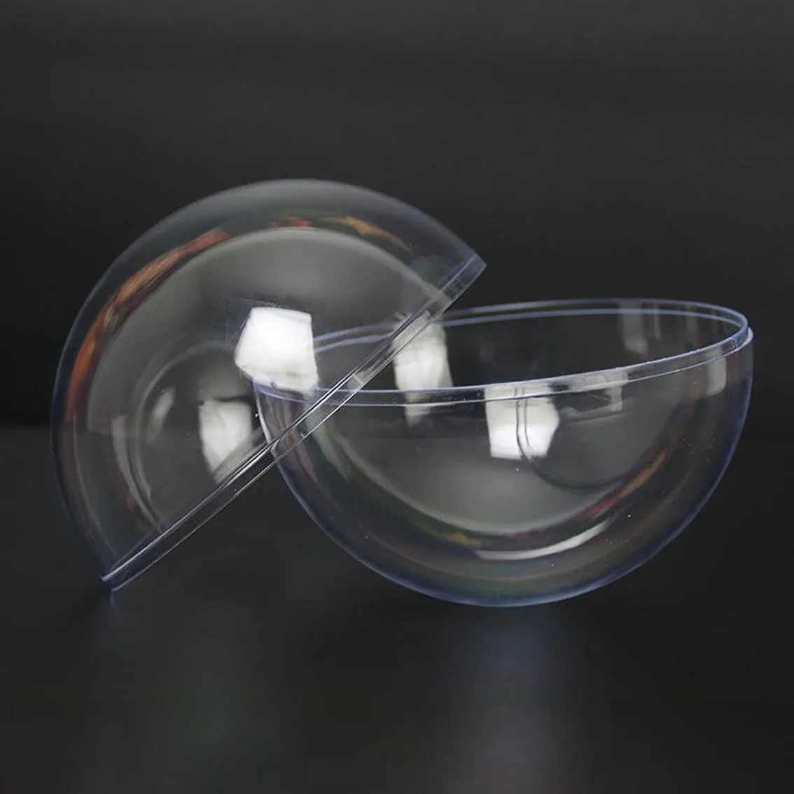 Diameter 40-160mm Clear Plastic Hollow Ball No Hanging Hole Transparent ...