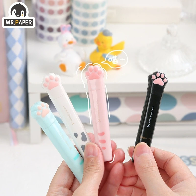 Mr.Paper 4 Style Kawaii Cat Claw Scissors Creative Cartoon Cute ...