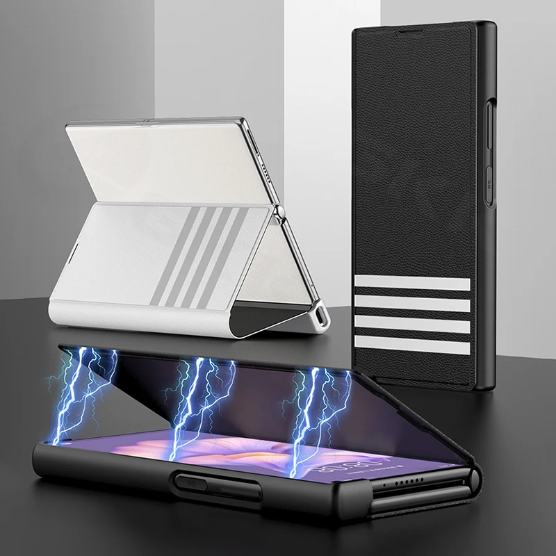 GKK-Painted-Leather-Magnetic-Fold-Case-For-Huawei-Mate-XS-2-All ...