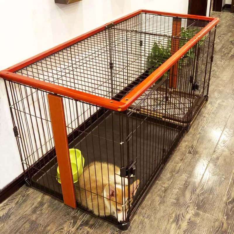 Modern-simple-Dog-Cage-with-Toilet-Home-Wrought-Iron-Dog-House-Creative ...