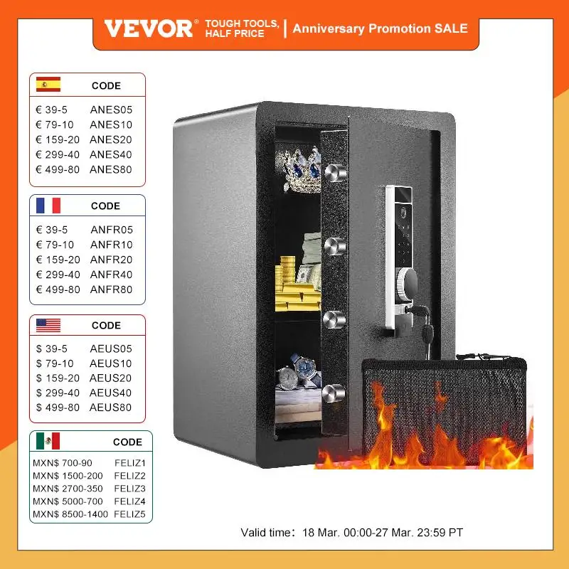 VEVOR-Electric-Safe-2-2-1-8-Cubic-Feet-Fingerprint-Digital-Security ...