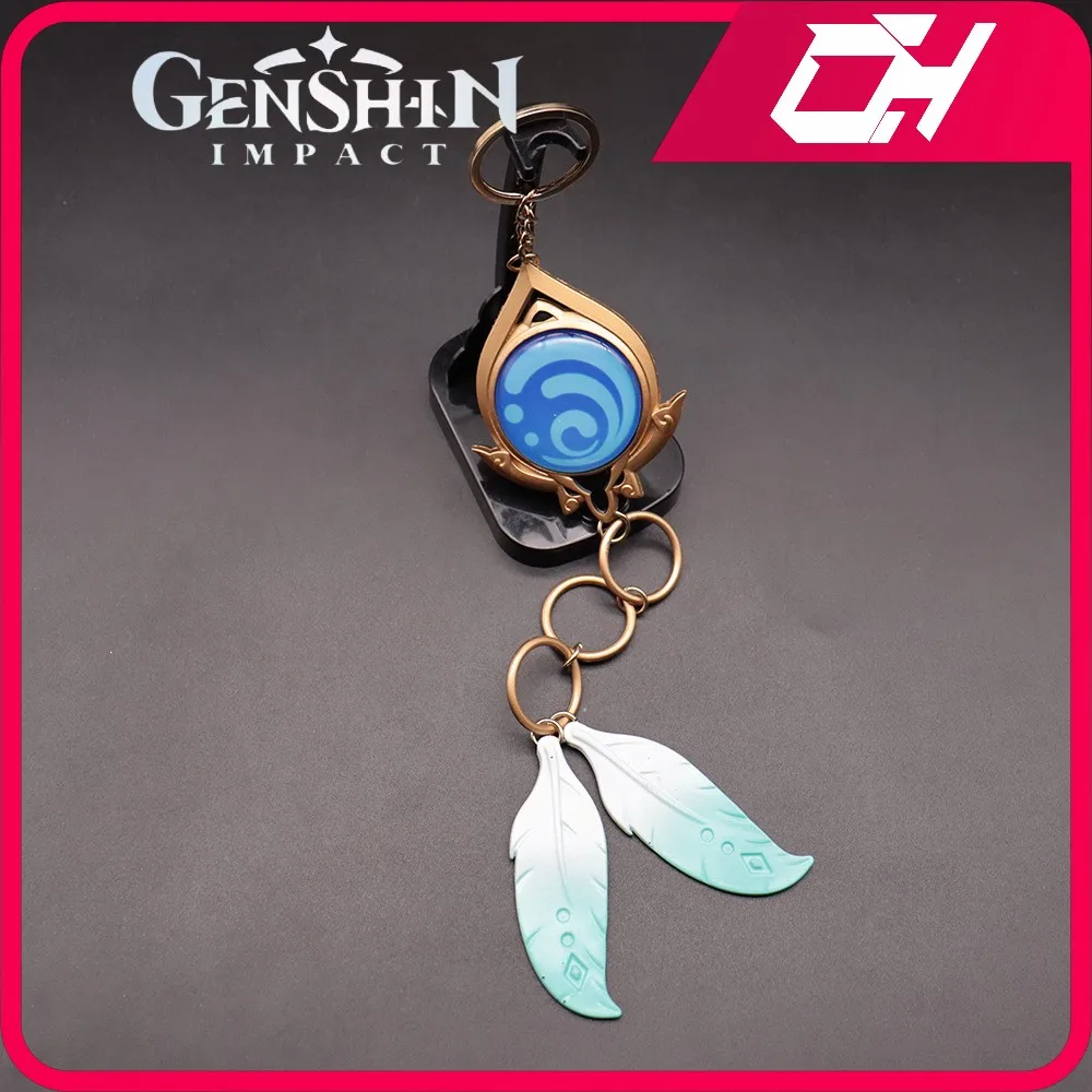 Genshin Impact Key Chains Nilou Vision Decoration Spade Vere Katana ...