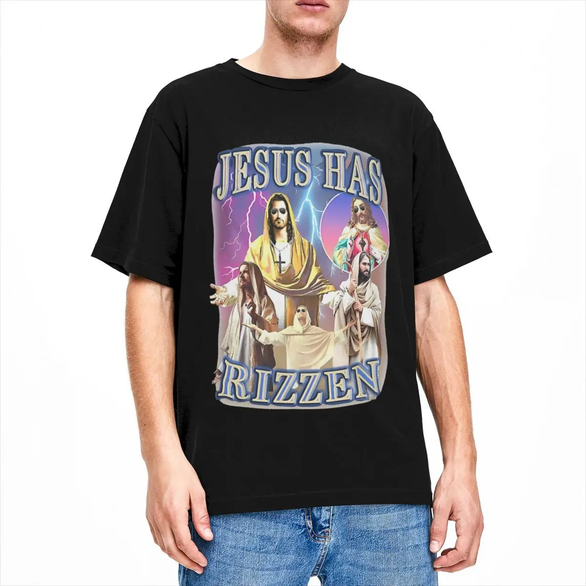 Jesus-Has-Rizzen-Bootleg-Merch-T-Shirts-for-Men-Women-Parody-Awesome ...