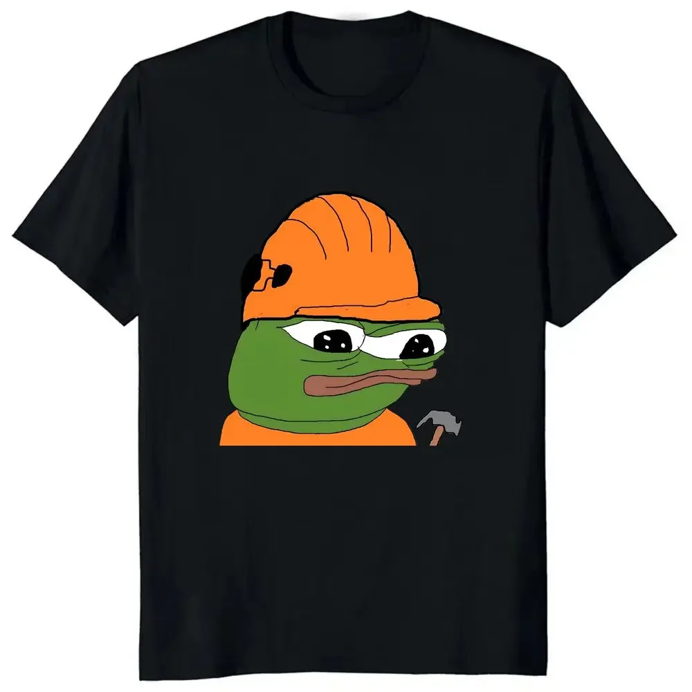 Camisa con estampado de rana de Pepe the Frog, divertida camiseta ...