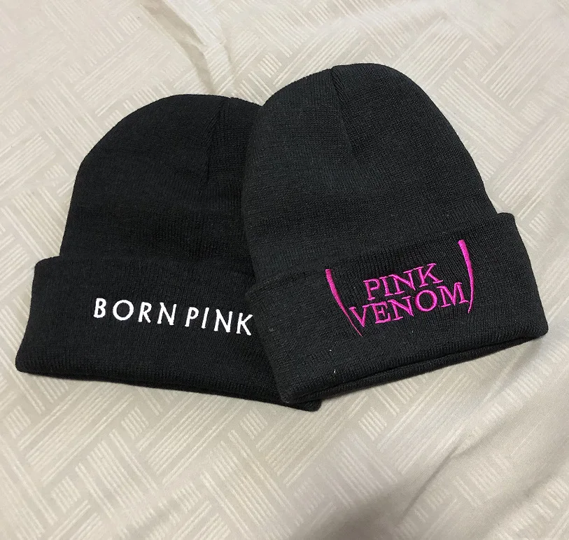 Kpop-Beanies-Knitted-Hat-for-Autumn-Winter-Born-Pink-Venom-Girl-Crush ...