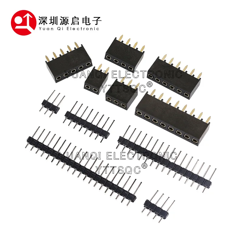 10pair-20PCS-2-54mm-PH6-8-DIP-Single-Row-1-2P3P4P5P6P7P8P10P-40P ...