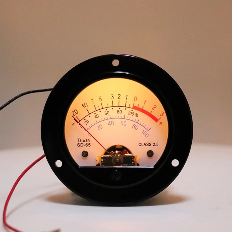High-Accuracy-DB-Amplifier-Level-VU-Guage-Meter-Header-with-Light-Bulbs ...