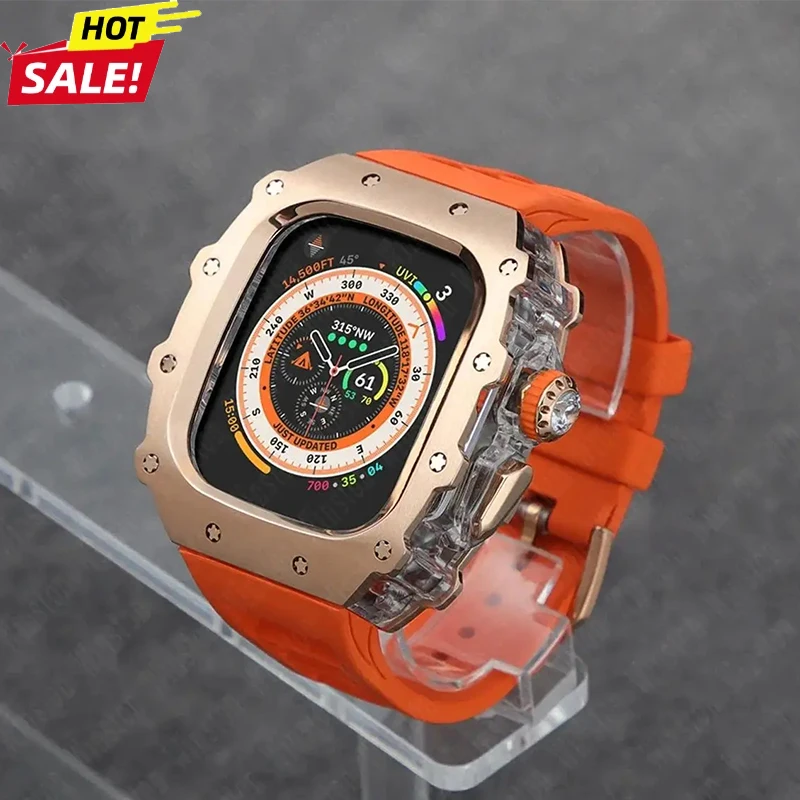 Luxury Modification Kit for Apple Watch Ultra 3/2 49mm 46mm 45 44mm ...