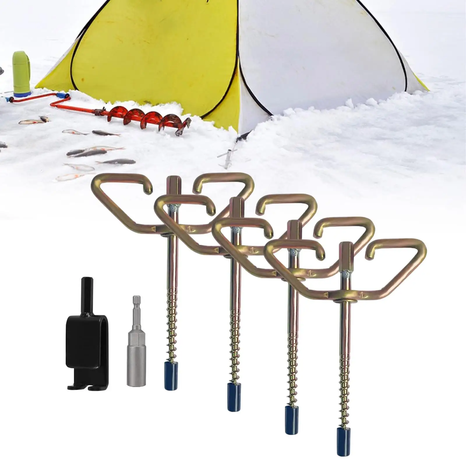 4-Pieces-Ice-Fishing-Anchors-Ice-Fishing-Shelter-Anchor-Ice-Anchor ...