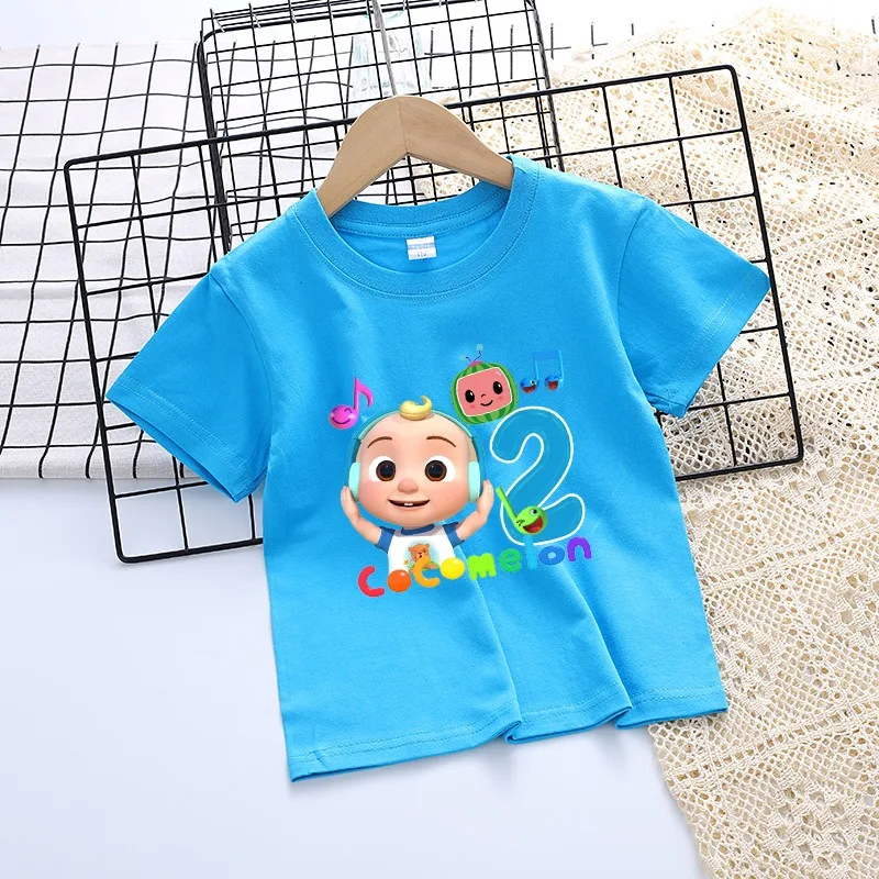 Cocomelons Kids Summer Clothes Boys Girls Birthday T-shirts Cartoon ...